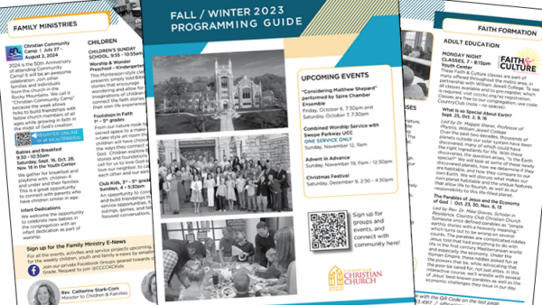 2023 Fall Programming Guide - Country Club Christian Church